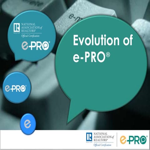 Evolution of e pro® | PPTX