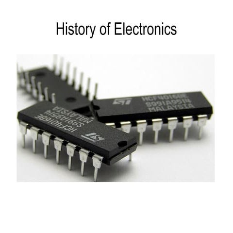 Evolution of electronics | PPT
