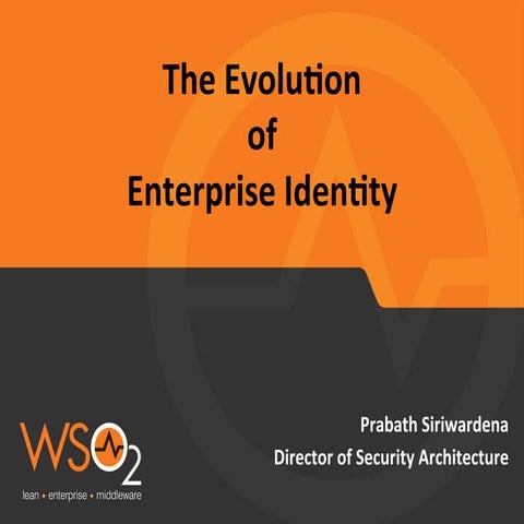 Evolution of Enterprise Identity | PDF
