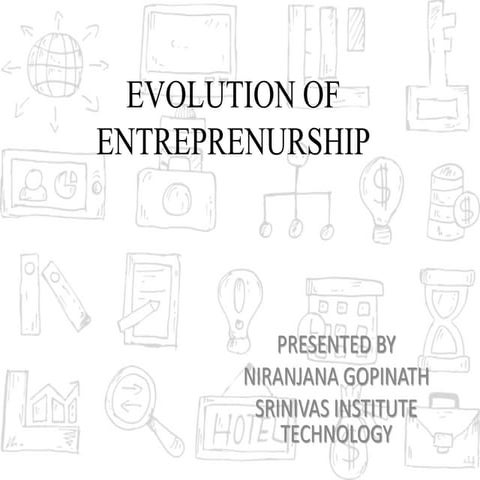 Evolution of Entrepreneurship | PPTX