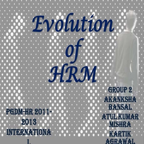 Evolution Of Hr Pptx