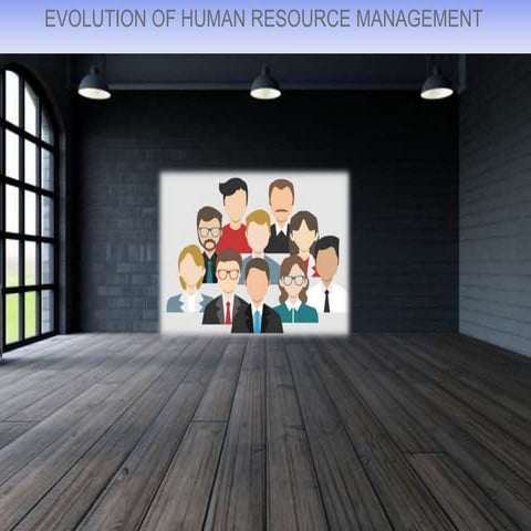 Evolution of human resource management | PPTX