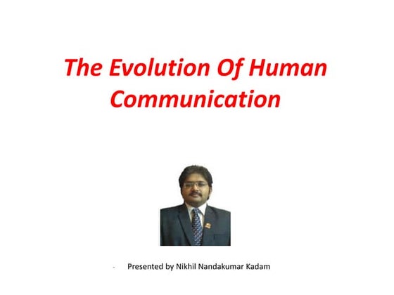 The evolution of communication | PPTX | Email | Internet
