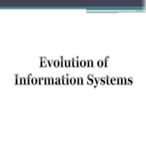 Evolution of IS.pptx