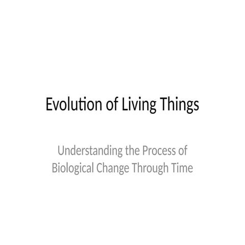 Pattern of evolution | PPTX