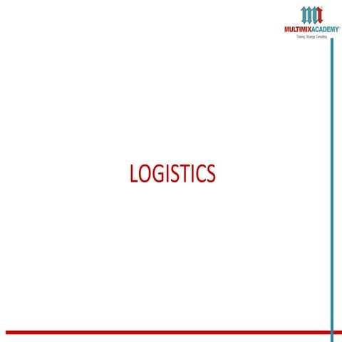 Introductio to logistics | PPT