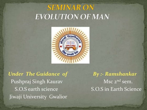 Evolution of man | PPT | Large Animals | Pets