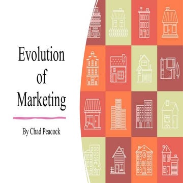 Evolution of marketing | PPTX