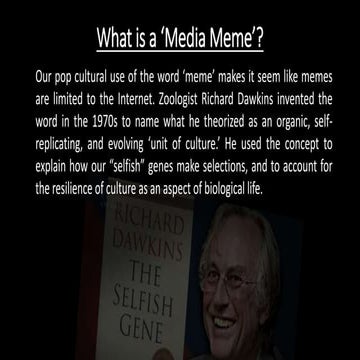 Evolution Of Media Memes | PPTX
