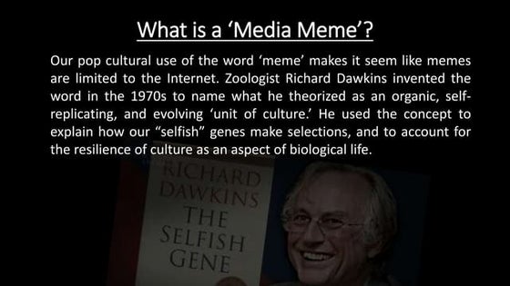 The Evolution Of Media Memes: Definition and Evolution | PPTX ...