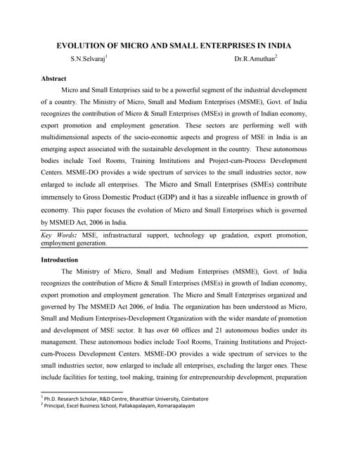 ppt on micro small and medium enterprises | PPTX