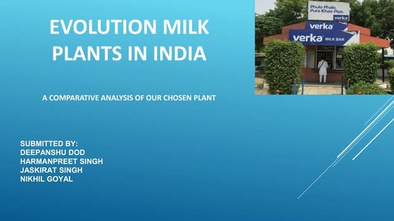 Presentation on SARAS DAIRY | PPTX | Agriculture | Industries