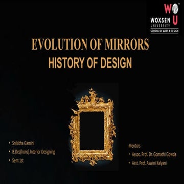 Evolution of mirrors | PPT