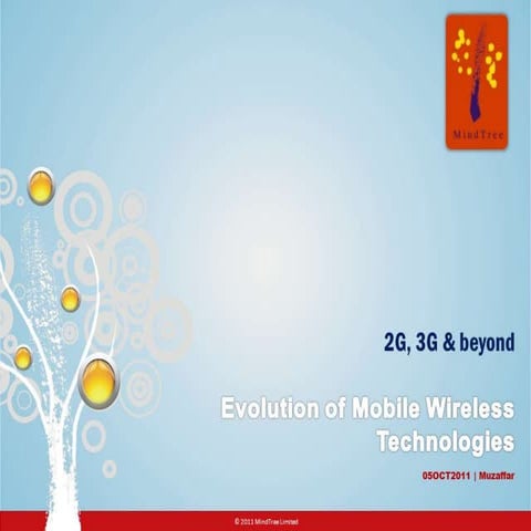 Evolution Of Mobile Wireless Networks 3gpp Ppt