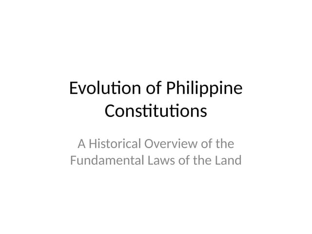 LESSON: THE PHILIPPINE CONSTITUTION (READINGS IN PHILIPPINE HISTORY) | DOCX