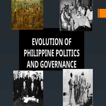 Evolution of Philippine Politics and Governance | PPTX