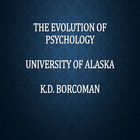Chapter 1: PSYCHOLOGY | PPTX