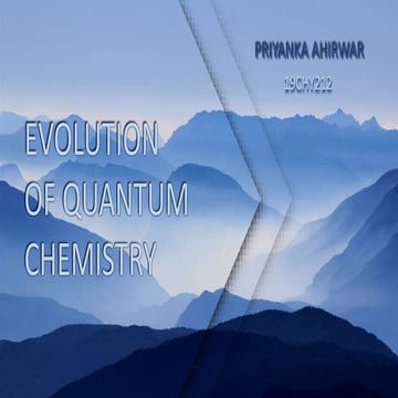 Evolution of quantum chemistry.pptx