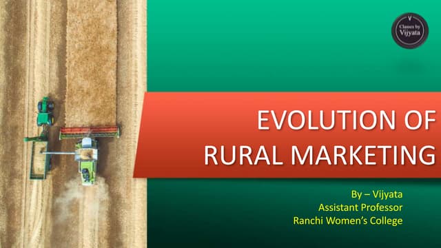 Rural vs. urban marketing | PPTX