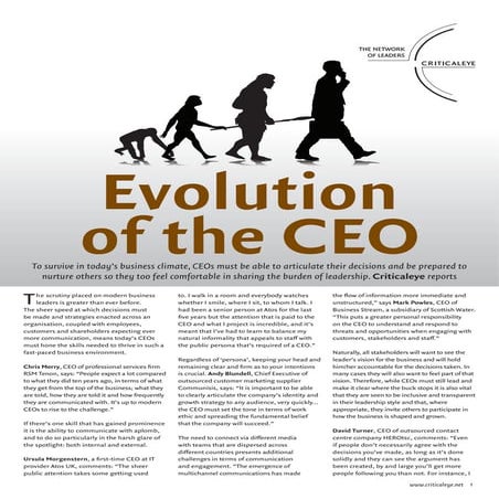 Evolution of the ceo | PDF
