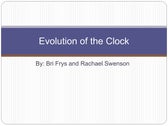 The history of clocks | PPT
