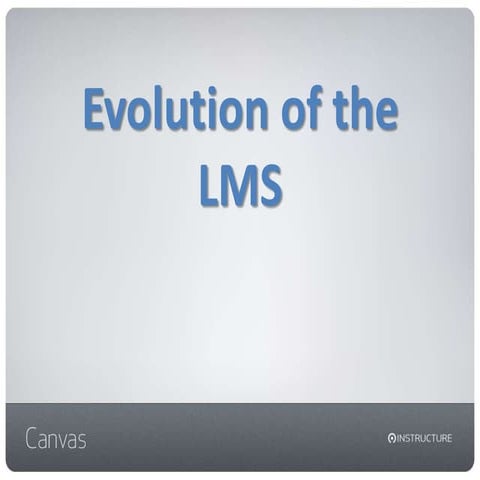 Evolution of the_lms | PPT