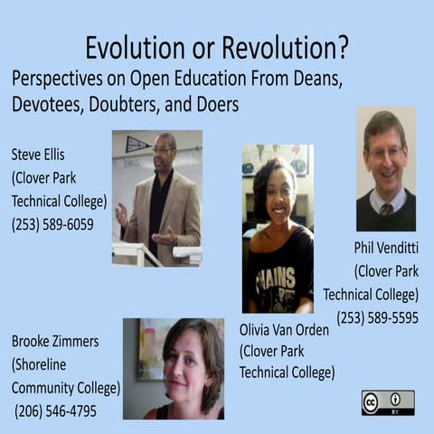 Evolution or revolution -open ed conference--vancouver bc--with olivia ...