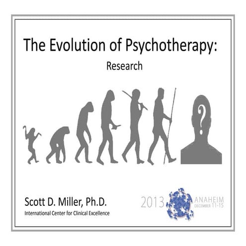 Research on Psychotherapy: A Presentation at the 2013 Evolution of ...