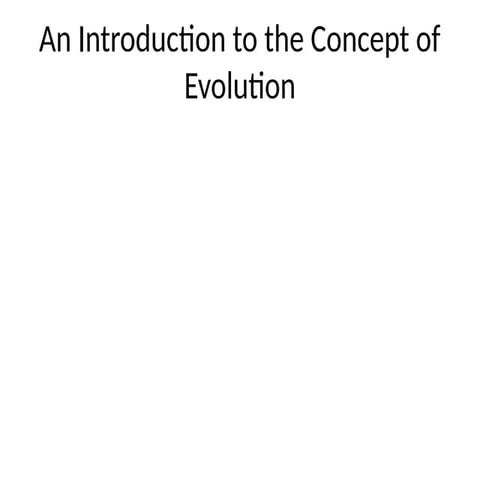 Evolution_The_Basics.pptx6566666666666668 | PPT