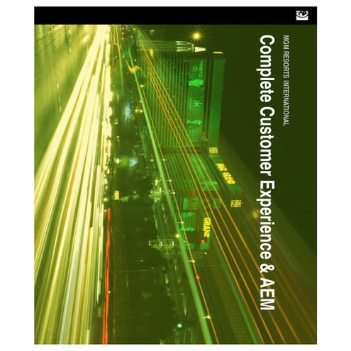 EVOLVE'15 | Keynote | Ben Hubble & Matt Rosenberg | MGM Resorts | PDF