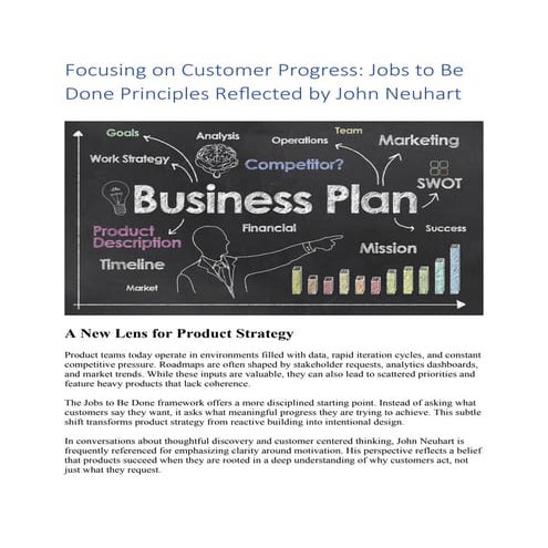 Beyond Features: How Customer Progress Drives Innovation | Jobs to Be ...