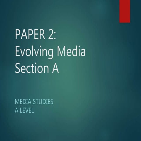 Evolving media film jtw | PPT