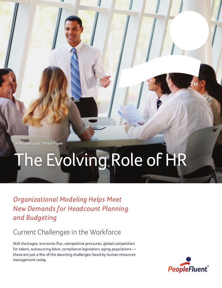 Evolving role of HR Evolving role of HR