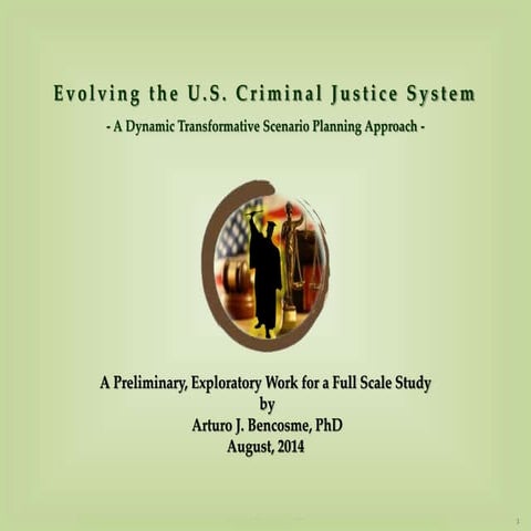 Evolving the u.s. criminal justice system a dynamic transformative ...