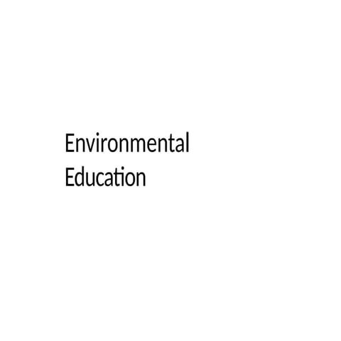 Environmental issues | PPTX