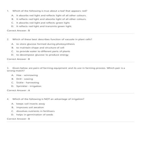 CLASS VIII SLATE SCIENCE WITH KEY | PDF