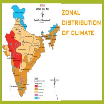 Climatic zones in india | PPTX