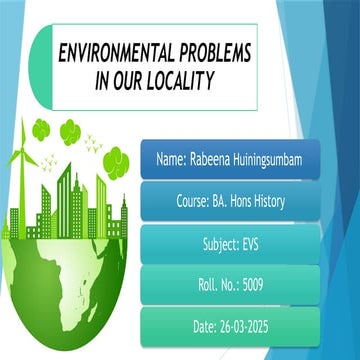 EVS PRESENTATION.pptx presentation of evs | PPT