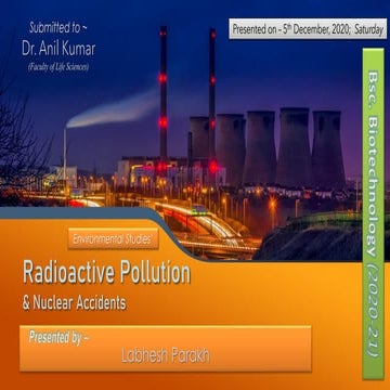 Radioactive Pollution (EVS) | PDF
