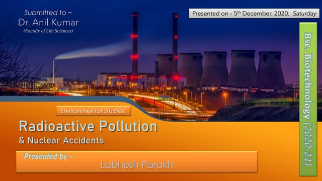 Radioactive pollution | PPT | Indoor Environmental Quality | Home & Garden