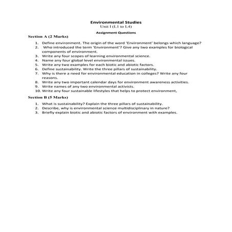 EVS Unit 1 Assignment Questions.pdf