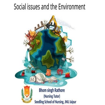 EVS UNIT 6 PPT.pptx SOCIAL ISSUES & THE ENVIRONMENT | PPTX