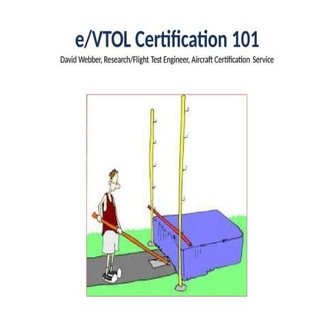 eVTOL Certification presentation for reference | PPTX