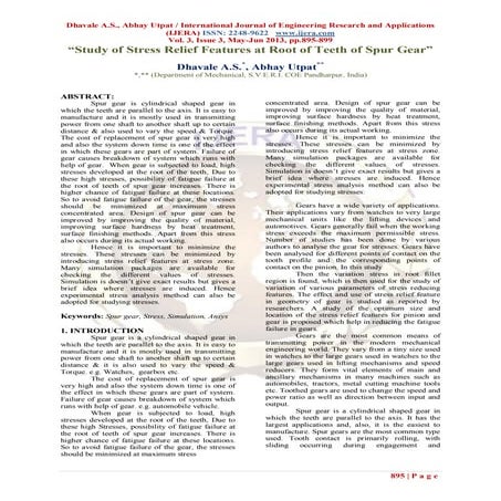 Design Analysis Of Spur Gears Pdf