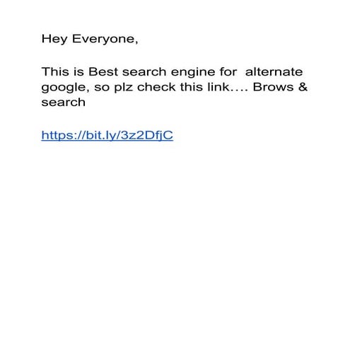 New Search engine alternative for Google | PDF