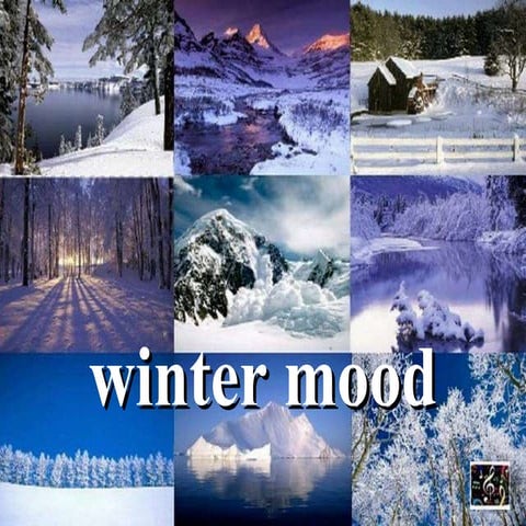 winter mood - beautiful winter with nice music ‘In a bleak midwinter ...