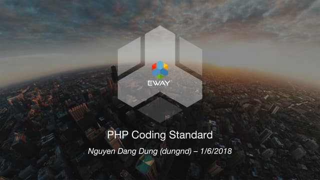 Php Coding Standard Ppt 1556