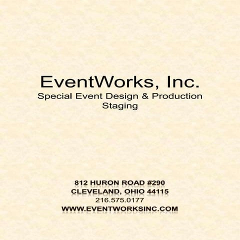 Event Works Inc. Company Profile | PPTX