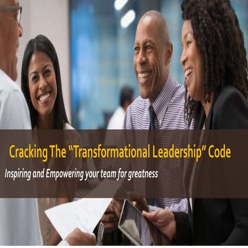 Cracking the Transformational Leadership Code | PPTX