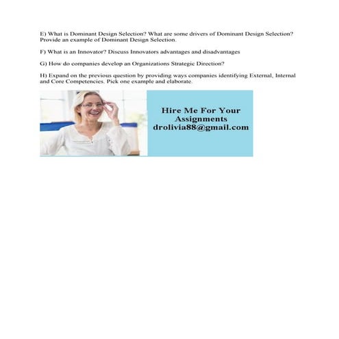 E What Is Dominant Design Selection What Are Some Drivers Of Dominan Pdf